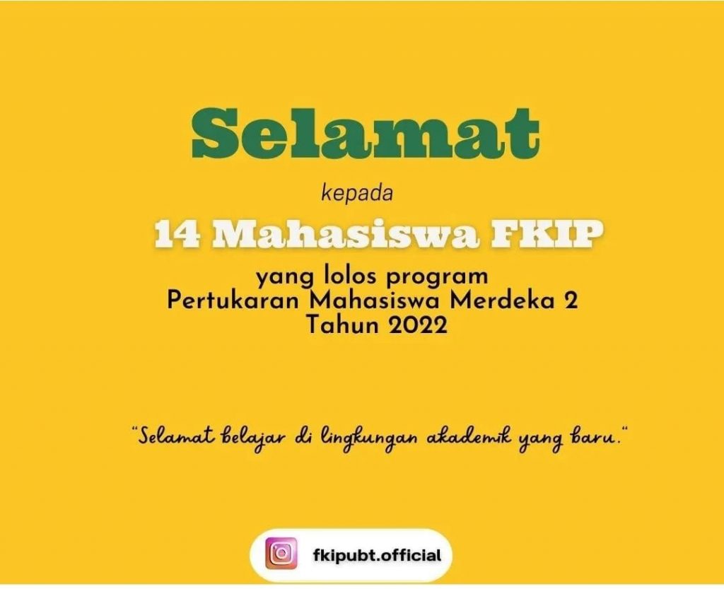 Program Pertukaran Mahasiswa Merdeka 2 Tahun 2022 Program Pertukaran Mahasiswa Merdeka 2 Tahun 2022